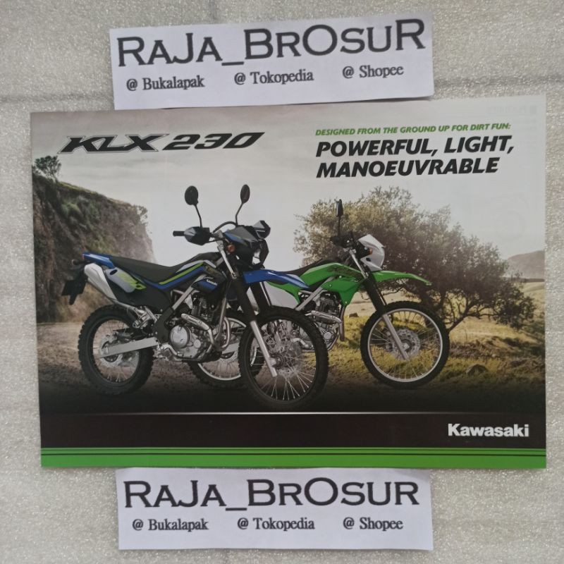 Jual Poster brosur Kawasaki KLX 230 KLX230 | Shopee Indonesia