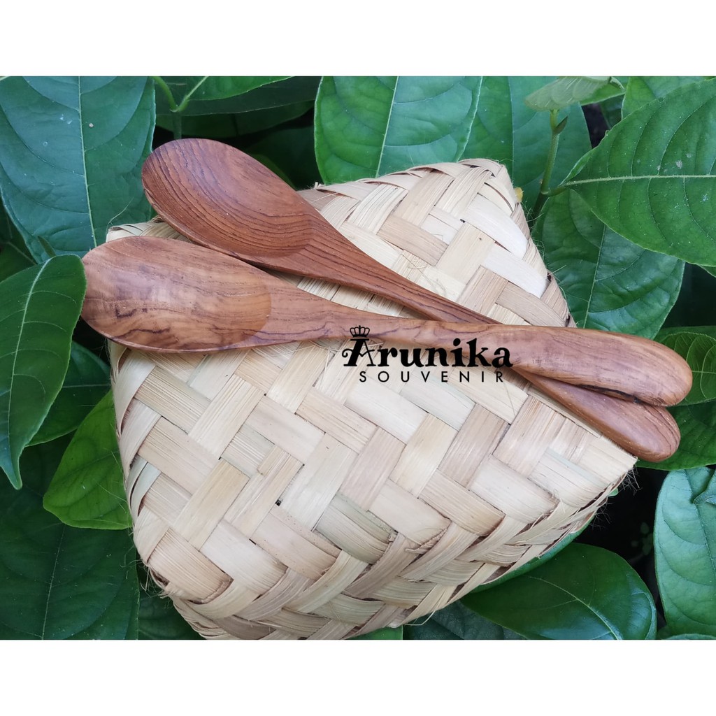 Jual Sendok Aduk Sup Lengkung Kayu Jati | Shopee Indonesia
