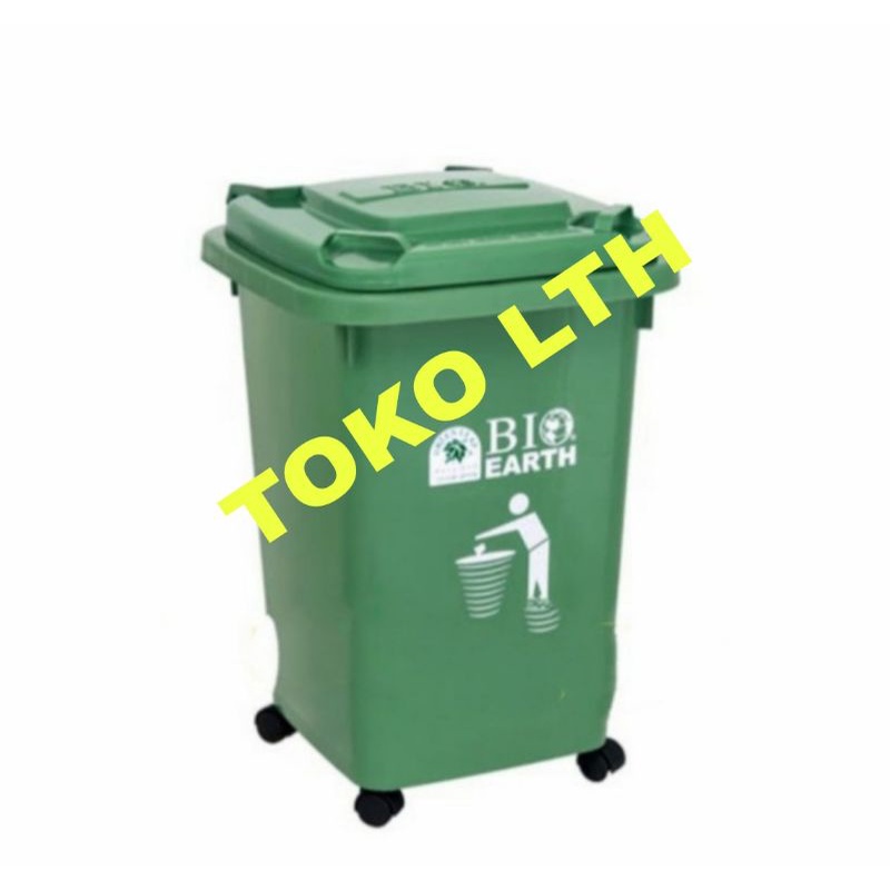 Jual TEMPAT SAMPAH RODA BIO 58 LITER 2134 GREEN LEAF TONG KOTAK SAMPAH DUSTBIN 58 LTR | Shopee ...