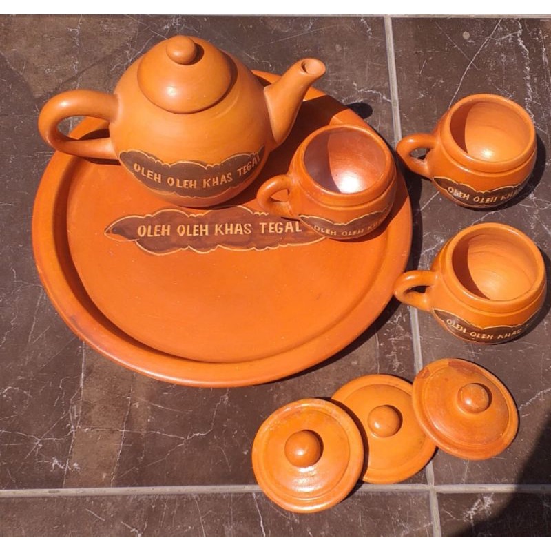 Jual satu set poci tanah khas Tegal | Shopee Indonesia