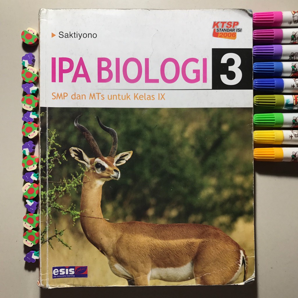Jual Buku IPA BIOLOGI [ Esis - Saktiyono ] Kelas 7/ VII/ SMP 1 || KTSP 2006 | Shopee Indonesia