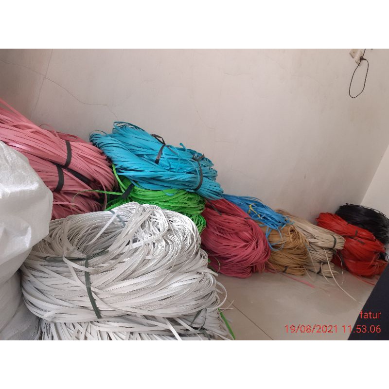 Jual Lesio/ Tali Rattan Sintesis / bahan anyaman harga perkilo bisa ...