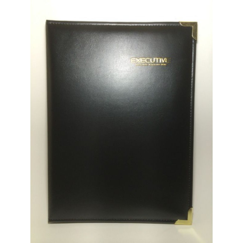 Jual Adn Map Kulit Clear Holder Folio 20 lembar Raport Menu Sertifikat ...