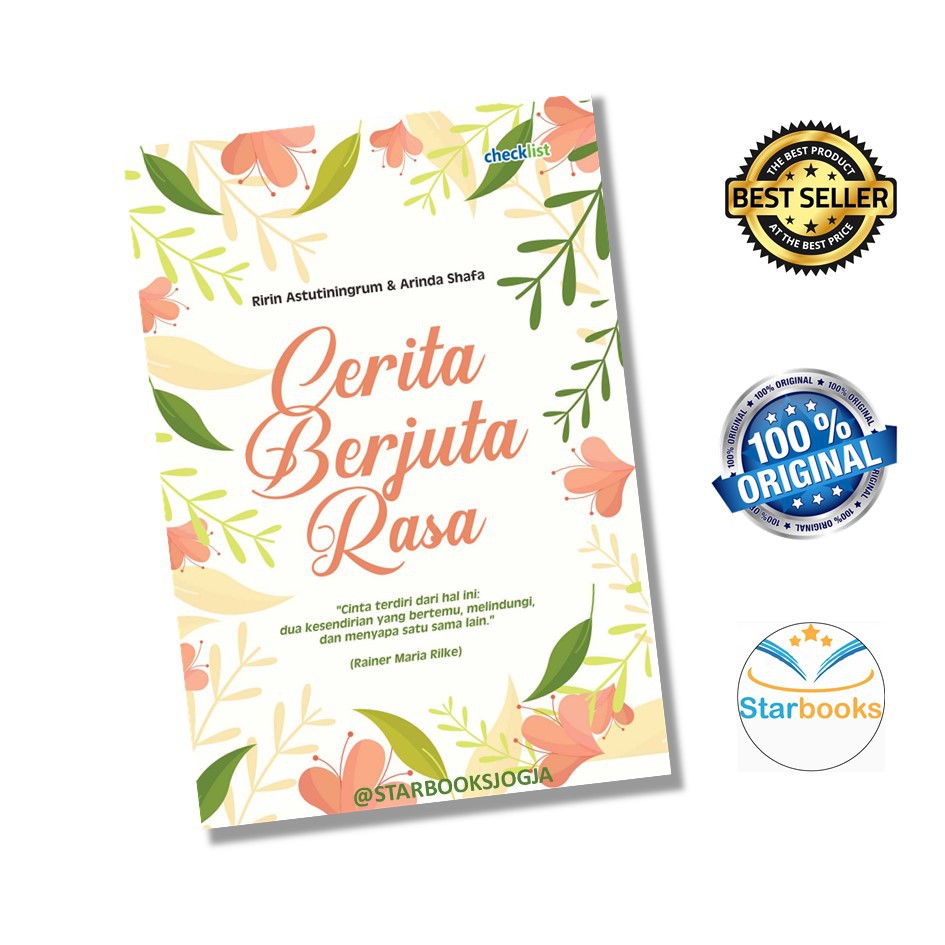 Jual ORIGINAL!! NOVEL CERITA BERJUTA RASA - RIRIN & ARINDA (CHECKLIST ...