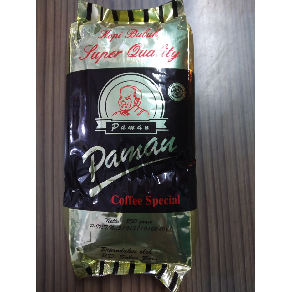 Jual Kopi Paman Robusta Nikmat Kopi Bubuk Hitam Asli Khas Jambi 250 ...