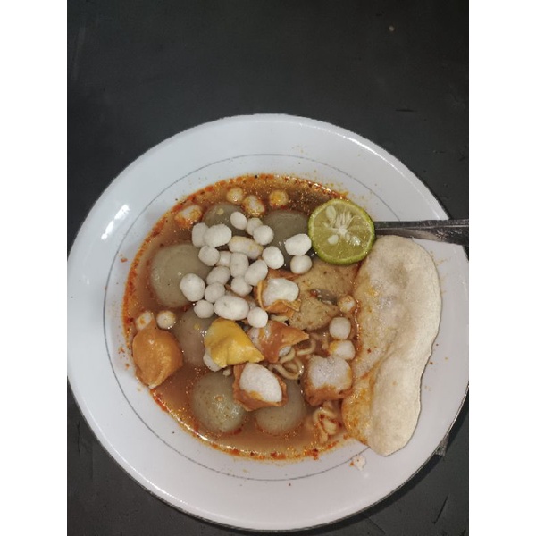 Jual Bakso Aci Kuah Mercon Isian Ayam Suwir Mercon | Shopee Indonesia