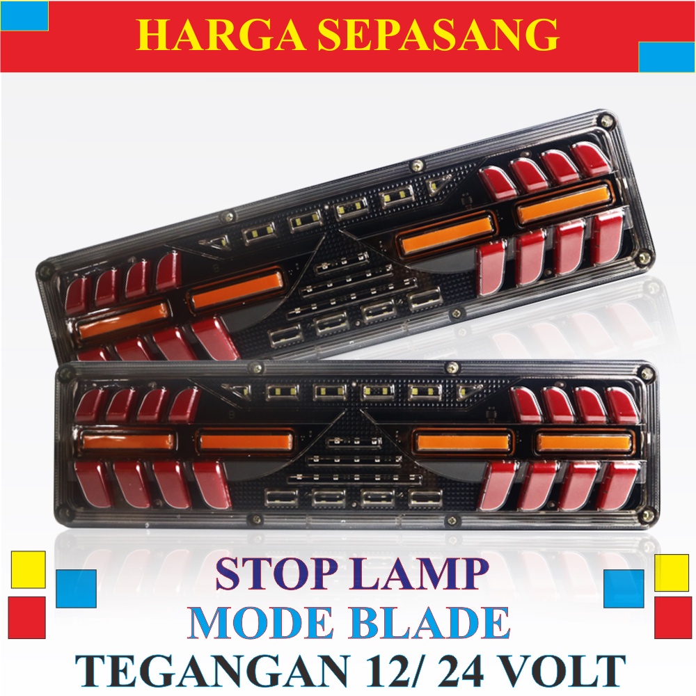 Jual Lampu Truk Variasi Stoplamp Rem Led Ragasa Volvo Canter Hino Fuso ...