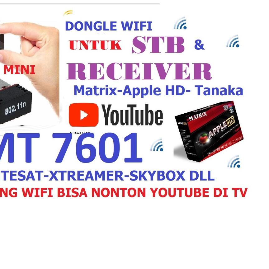 Jual MINI USB Dongle WIFI STB Mediatek MT7601 Receiver Wireless 150Mbps ...