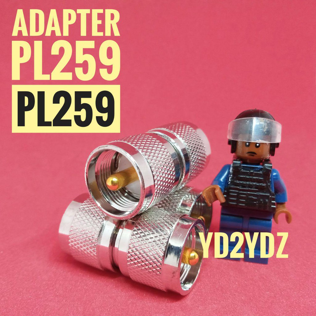 Jual konektor pl259 to pl259 lurus uhf male pl to pl barel adapter ...