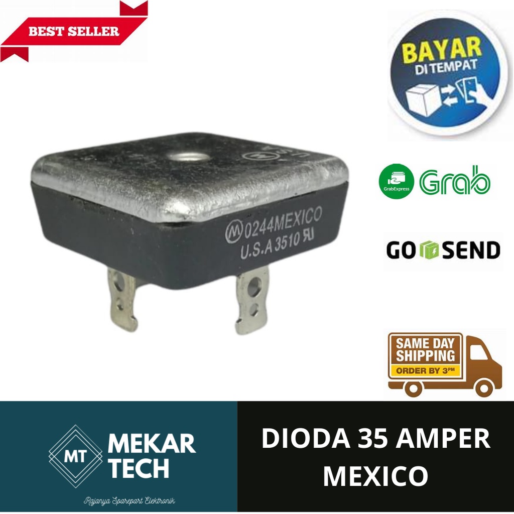 Jual DIODA KOTAK 35A DIODE BRIDGE 35 AMPER MEXICO USA | Shopee Indonesia