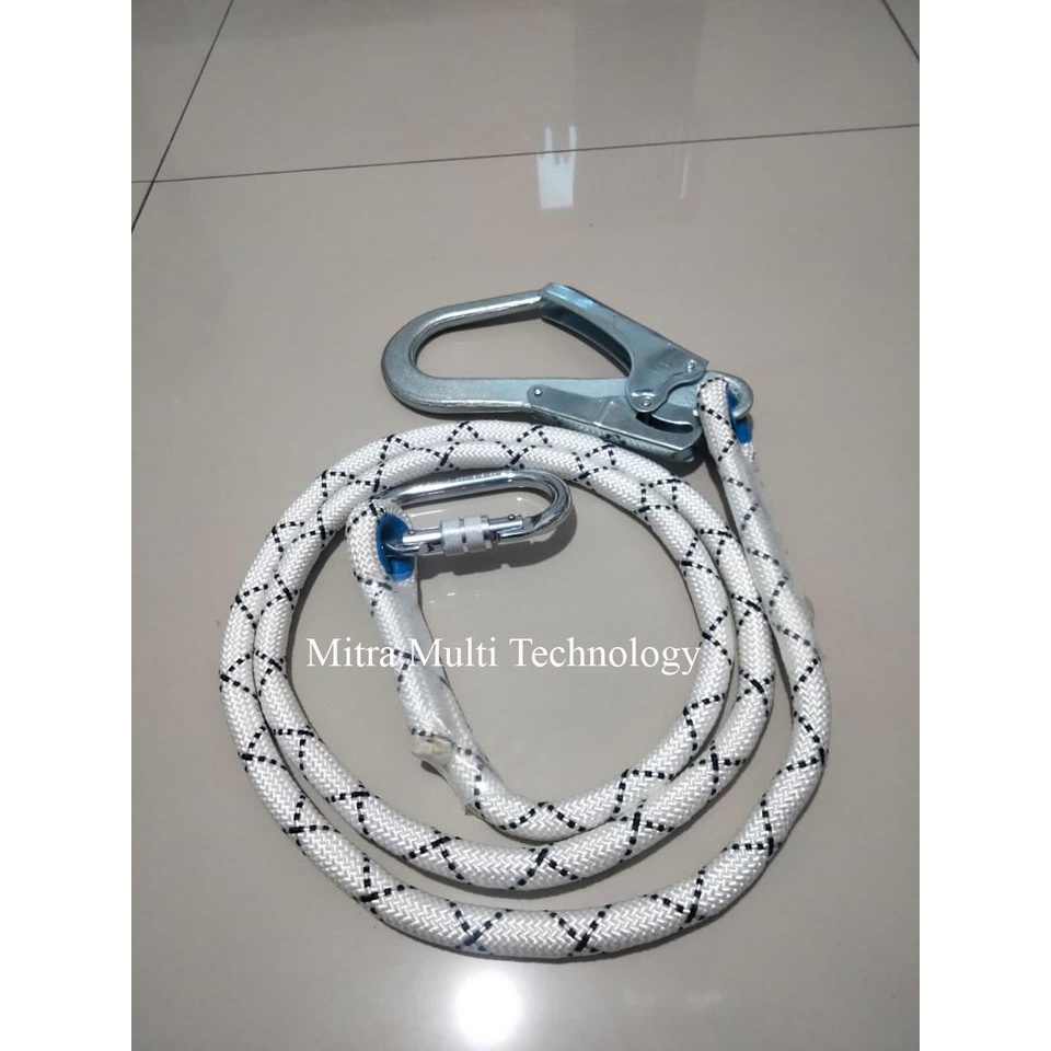 Jual Single Big Hook Lanyard Tali body harness | Shopee Indonesia