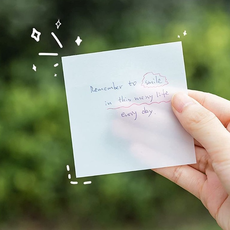 Jual Transparan Sticky Notes (min. belanja 10rb) | Shopee Indonesia