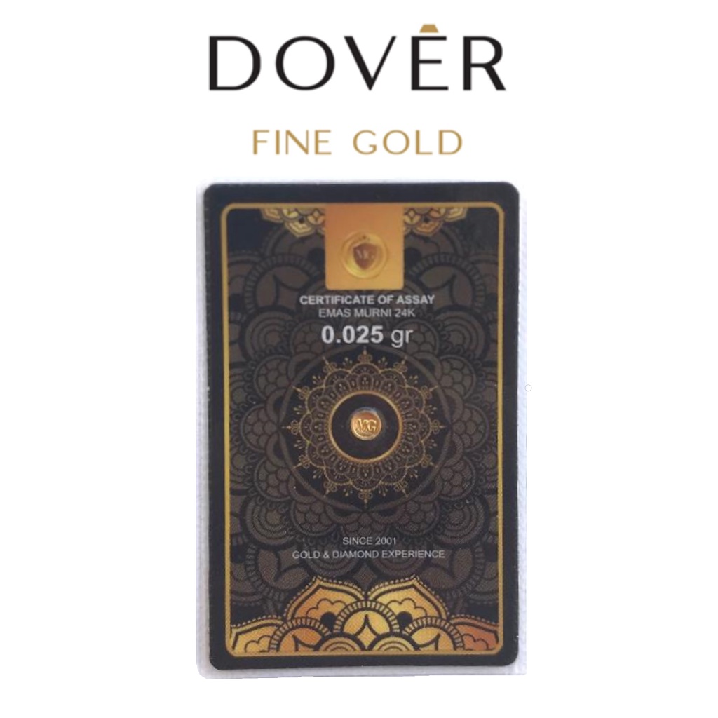 Jual Logam Mulia Emas MiniGold Mini Gold 0.025 gram Black Series 24K ...
