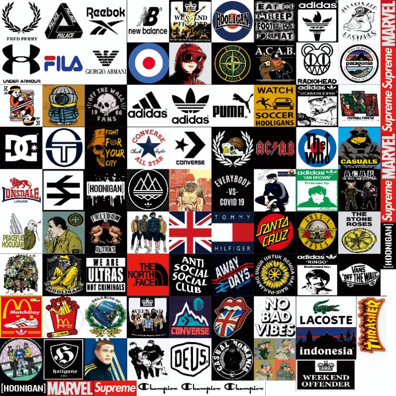 Jual Stiker Casual Ultras Hooligans/ Stiker Brand/ Stiker One Piece ...