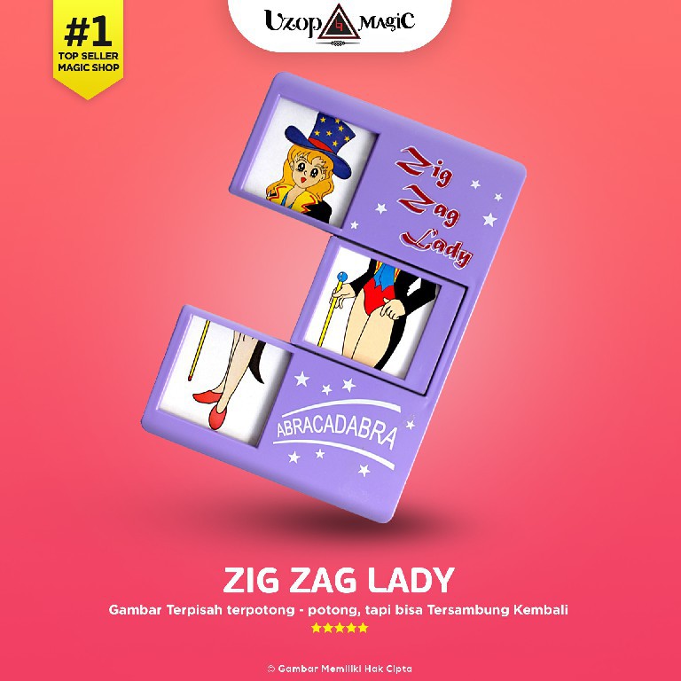Jual Alat Sulap Zig Zag Lady Kertas Mini - Uzop Magicshop ( Alat Sulap ...