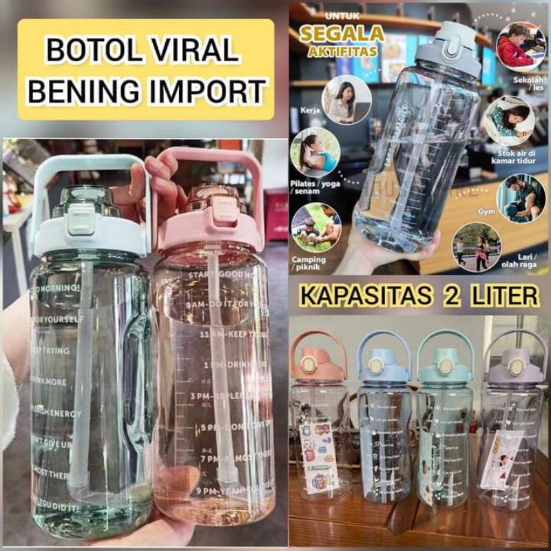 Jual My bottol jumbo/botol viral free sticker/botol gemoy doff/botol ...