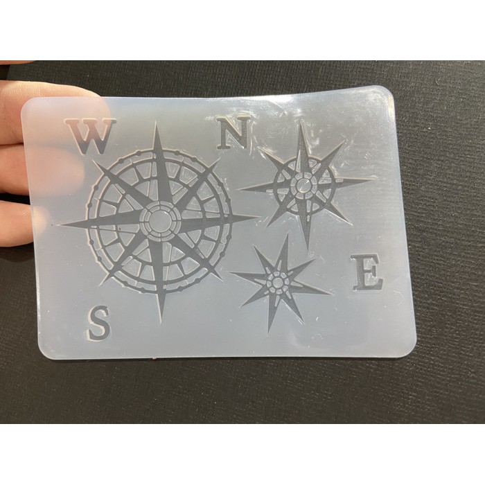 Jual Texture sheet compass bookmark cetakn resin caramel mold pastry ...