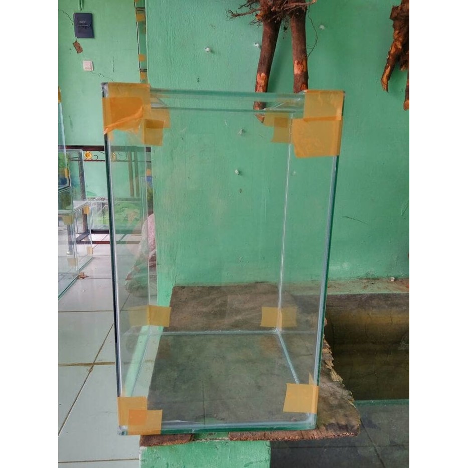Jual Aquarium kaca ukuran 30 x 30 x 50cm | Shopee Indonesia