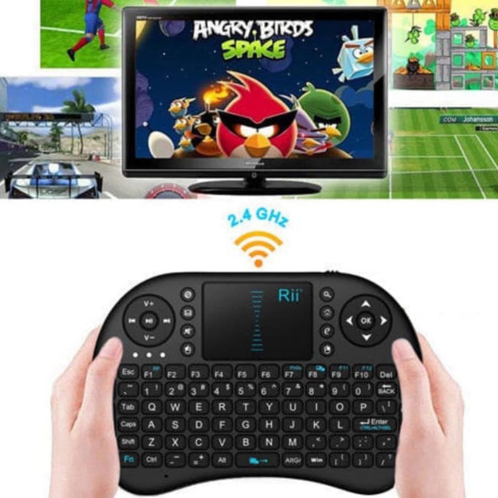 Jual mini keyboard wireless handheld PC Android smart TV gaming ...