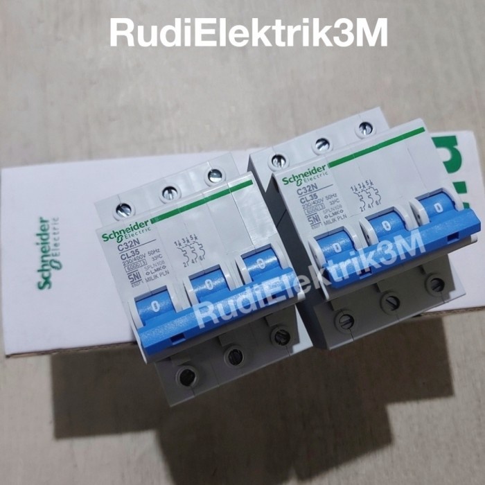 Jual Mcb 3 Phase Schneider 35A Asli Pln | Shopee Indonesia