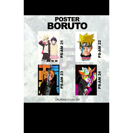 Jual PRE ORDER POSTER BORUTO/CUSTO. | Shopee Indonesia