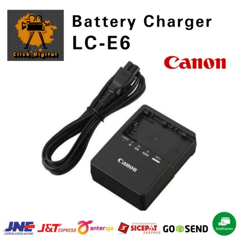 Jual Charger Canon LC-E6 LC-E6E For Baterai Canon LP-E6 | Shopee Indonesia