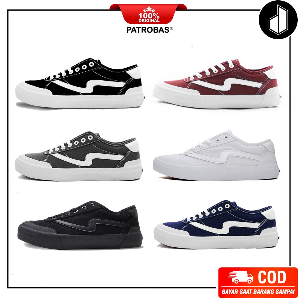 Jual Sepatu Patrobas Ivan Low Sneakers Pria Wanita Original | Shopee ...