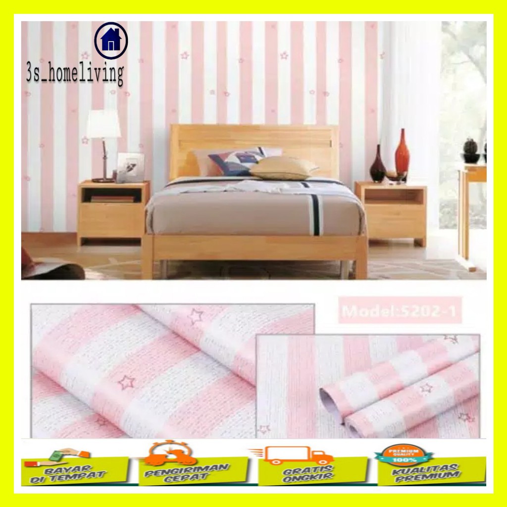 Jual Wallpaper Dinding Bintang Pink Wallpaper Bintang Pink Wallpaper ...