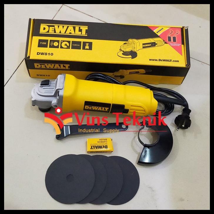 Jual Mesin Gerinda Tangan 4" Dw 810 Angle Grinder Dewalt Dw810 | Shopee ...