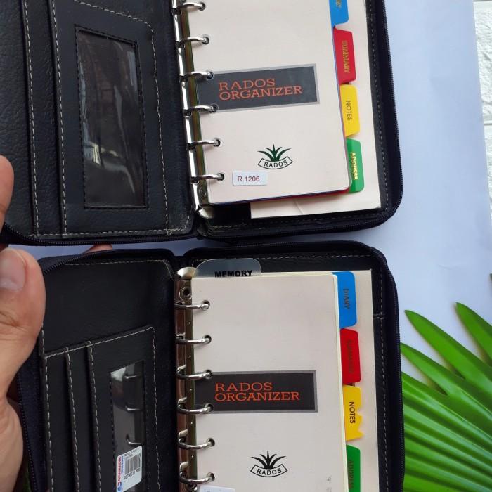 Jual Book Rados Organizer Buku Catatan Agenda Hitam | Shopee Indonesia