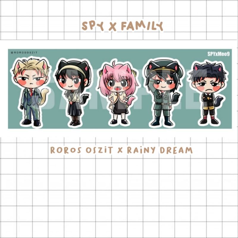 Jual [OPEN PO] KEYCHAIN STANDEE SPY X FAMILY FANMERCH Anya Loid Forger ...