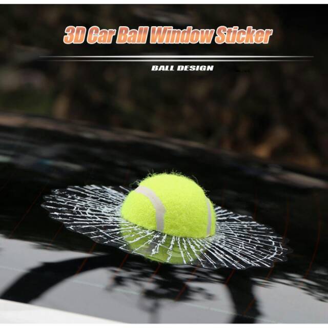 Jual Stiker 3D Mobil Model Bola Tenis | Shopee Indonesia