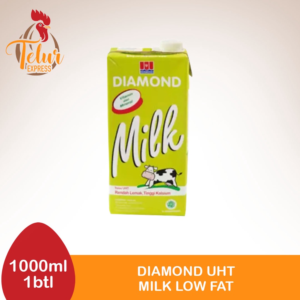 Jual DIAMOND UHT FULL CREAM UHT MILK CHOCOLATE UHT MILK LOW FAT 1000ML ...