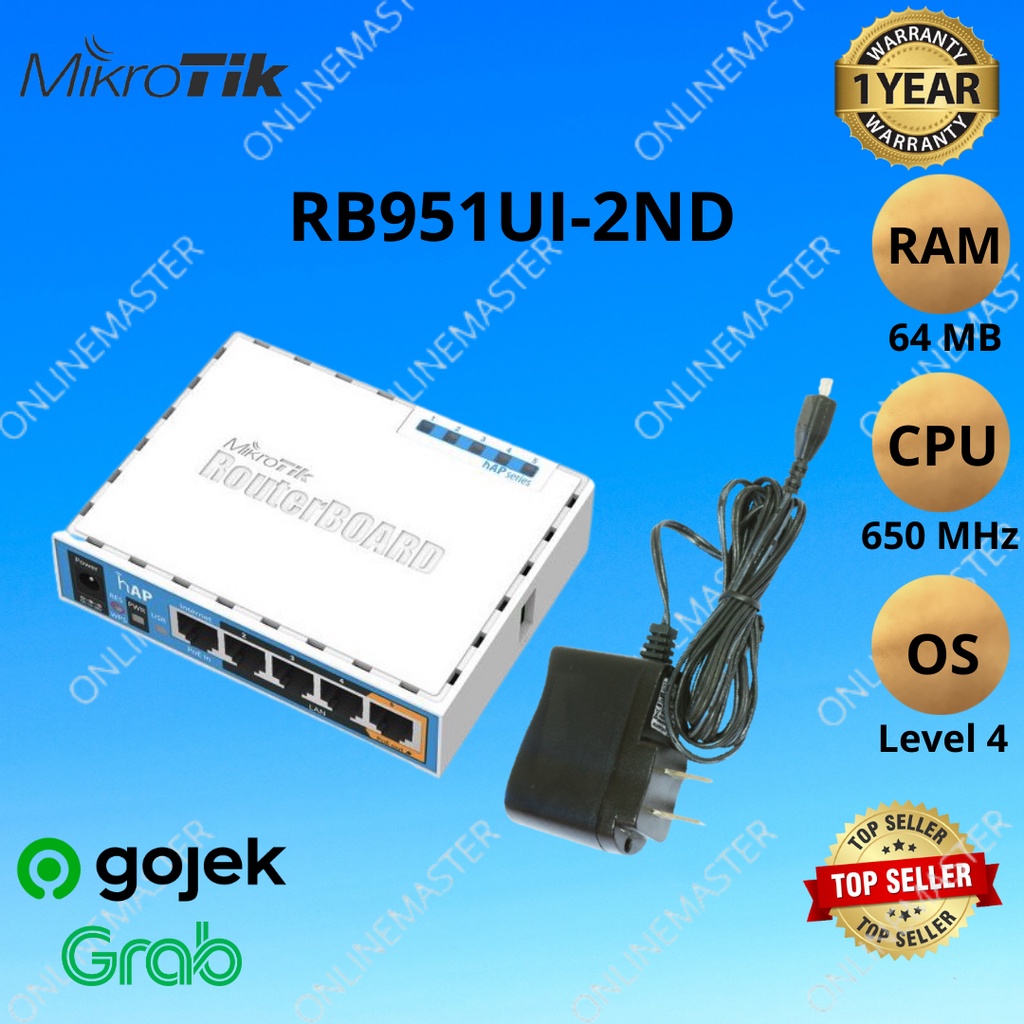 Jual RB951UI-2ND Routerboard Mikrotik | Shopee Indonesia