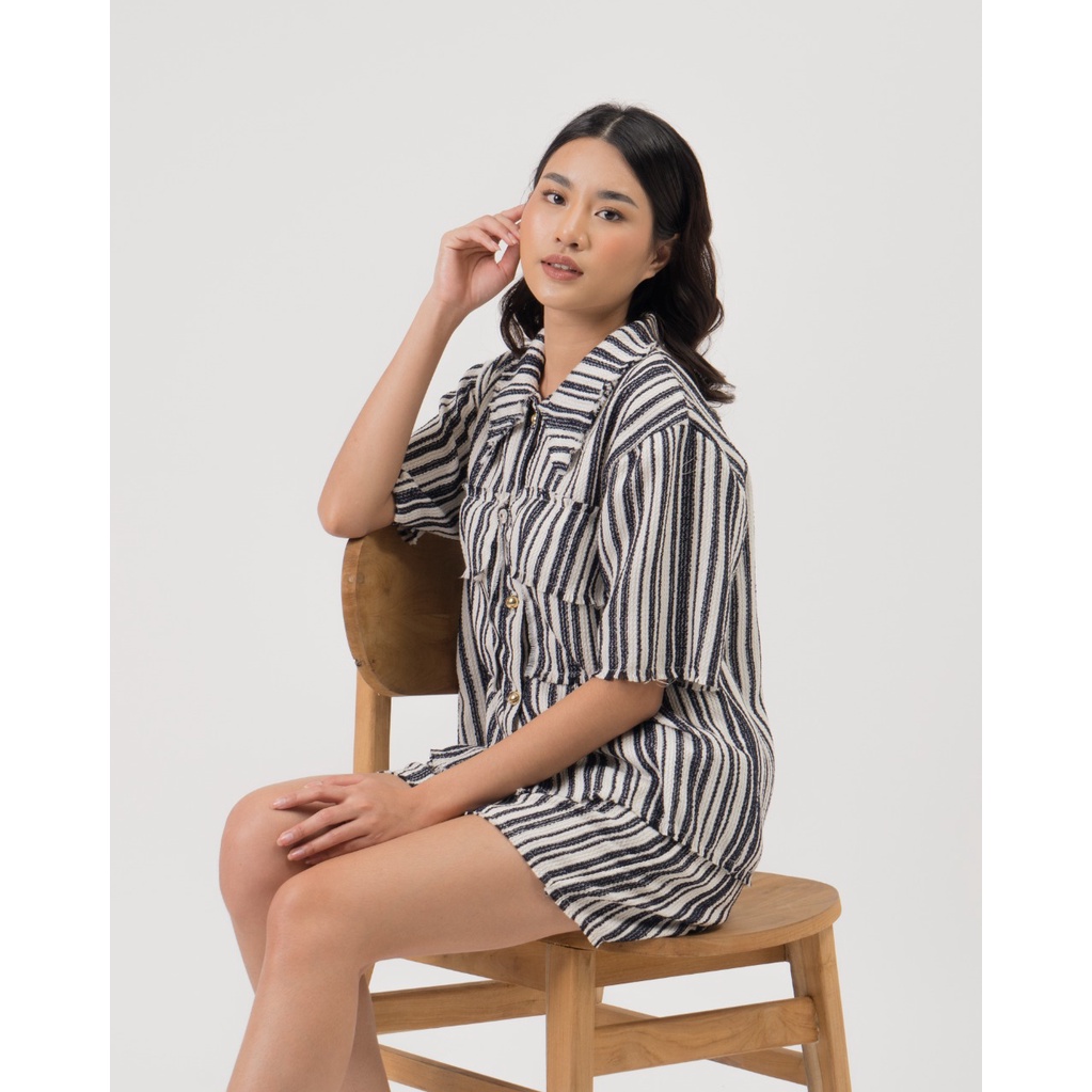 Jual BARBARA SET GARIS HITAM PUTIH | Shopee Indonesia