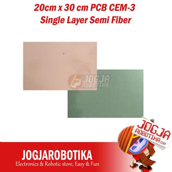 Jual 20cm x 30 cm PCB CEM-3 Single Layer Semi Fiber | Shopee Indonesia