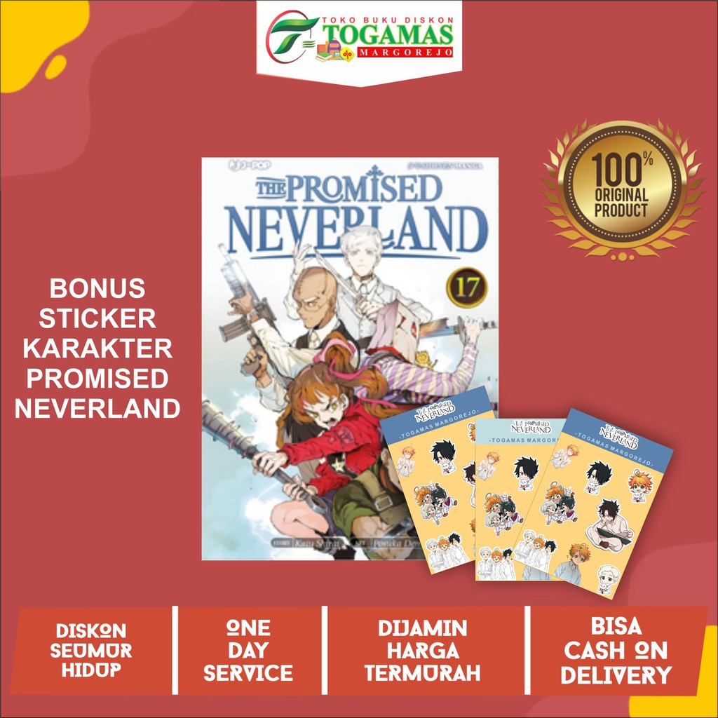 Jual GRATIS STICKER ! KOMIK THE PROMISED NEVERLAND 01 - 20 END // SURAT DARI NORMAN KARYA KAIU ...