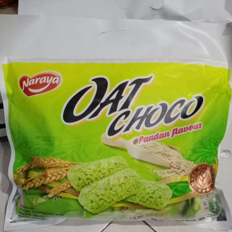 Jual OAT CHOCO Original Vanilla - Chocolate - Pandan - Naraya isi 40pcs ...