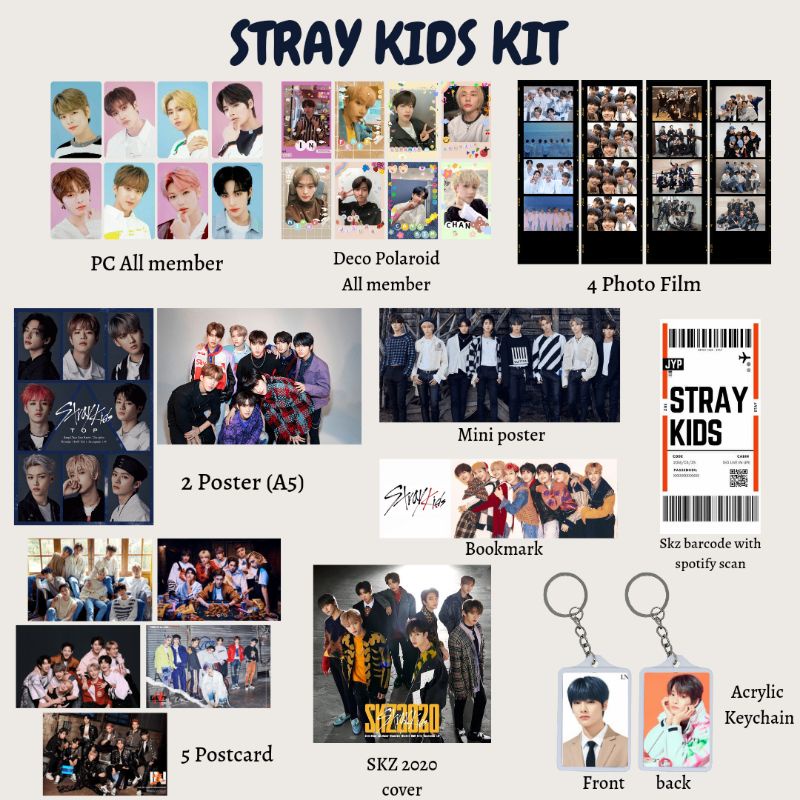 Jual Straykids Kit - Skz kit / Fankit Stray Kids - pastaleid | Shopee ...