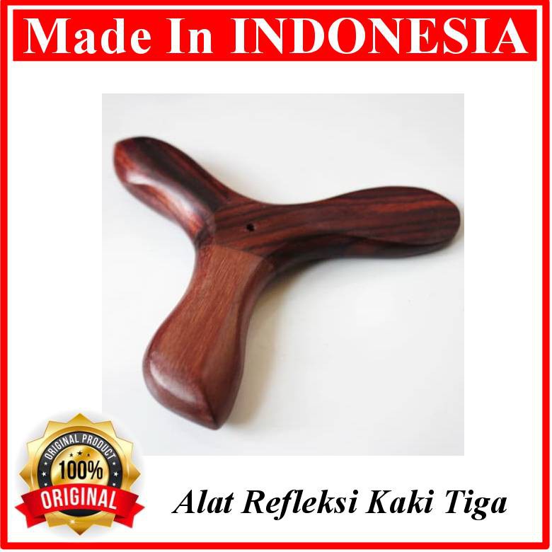 Jual Alat Pijat Refleksi Kayu Kaki Tiga 3 in 1 Kerokan Akupuntur ...