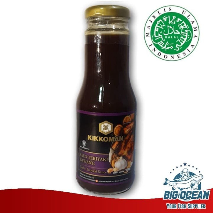 Jual Kikoman Sauce Teriyaki Garlic @300ml | Shopee Indonesia