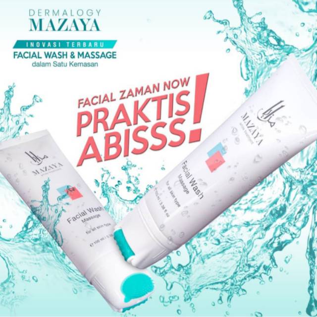 Jual Mazaya Facial Wash Massage | Shopee Indonesia