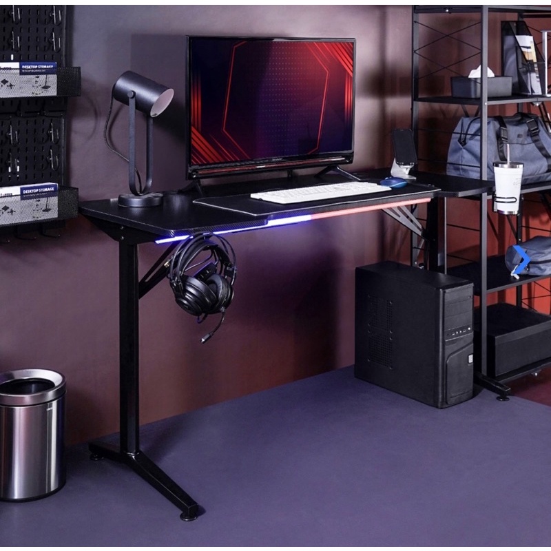 Jual Kendra Meja Gaming Black Carbon | Shopee Indonesia