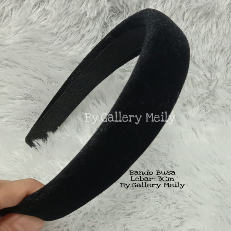 Jual Gallerymeily Bando hitam busa bludru (bisa cod) | Shopee Indonesia
