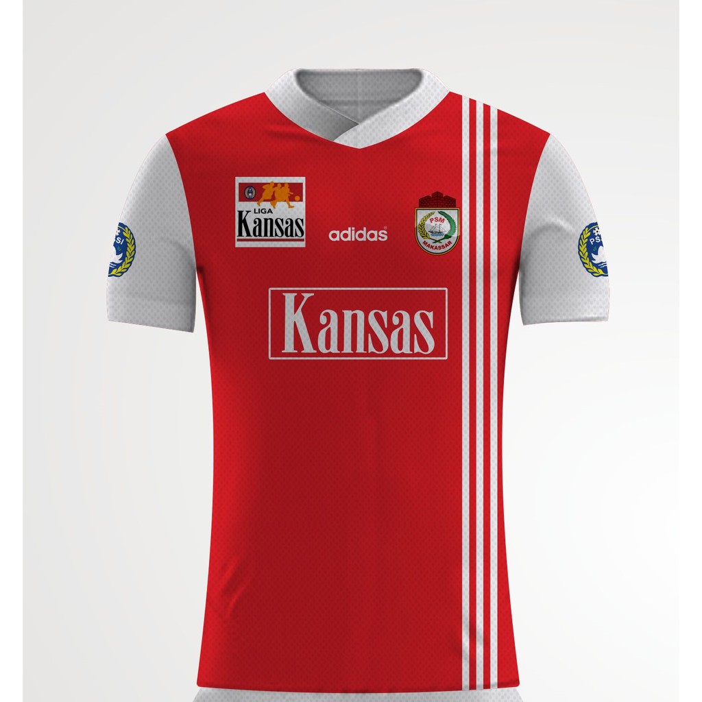 Jual Jersey PSM Makassar Home Away 1996 1997 Liga Kansas | Shopee Indonesia