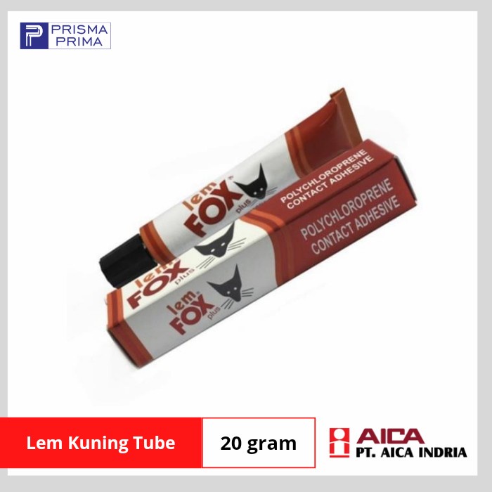 Jual Lem Kuning Fox Plus Tube Odol Kecil 20 gram gr | Shopee Indonesia