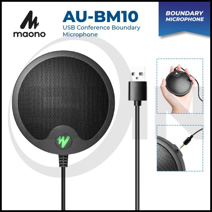 Jual MAONO AU-BM10 USB Conference Microphone Metal Boundary Desktop Mic ...
