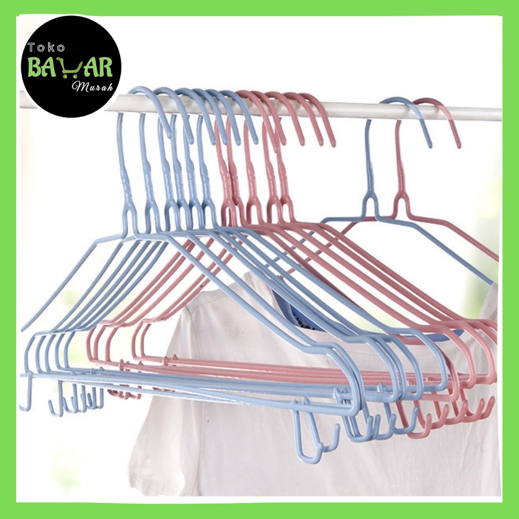 Jual Gantungan Hanger Besi Kawat ISI 10 PCS / Hanger Besi Kawat Satuan ...