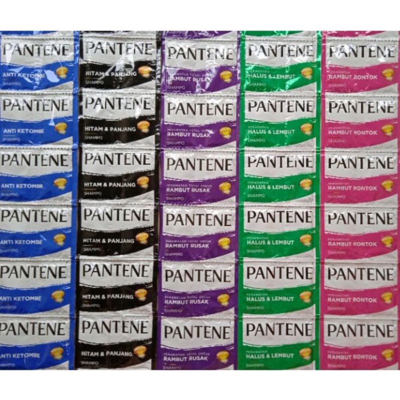 Jual PANTENE Shampo Renceng isi 12 Sachet / P&G PANTENE Sampo Renceng ...