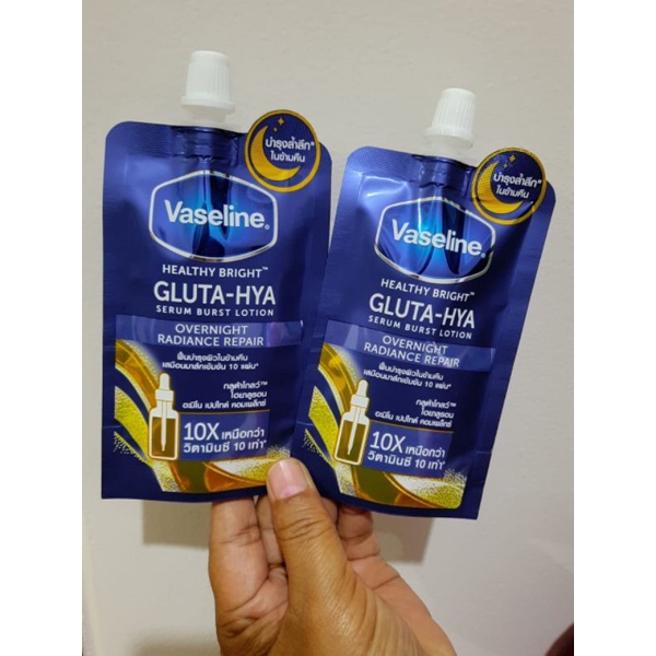 Jual Vaseline Overnight Sachet 30ml Original Thailand (jual per pcs ...